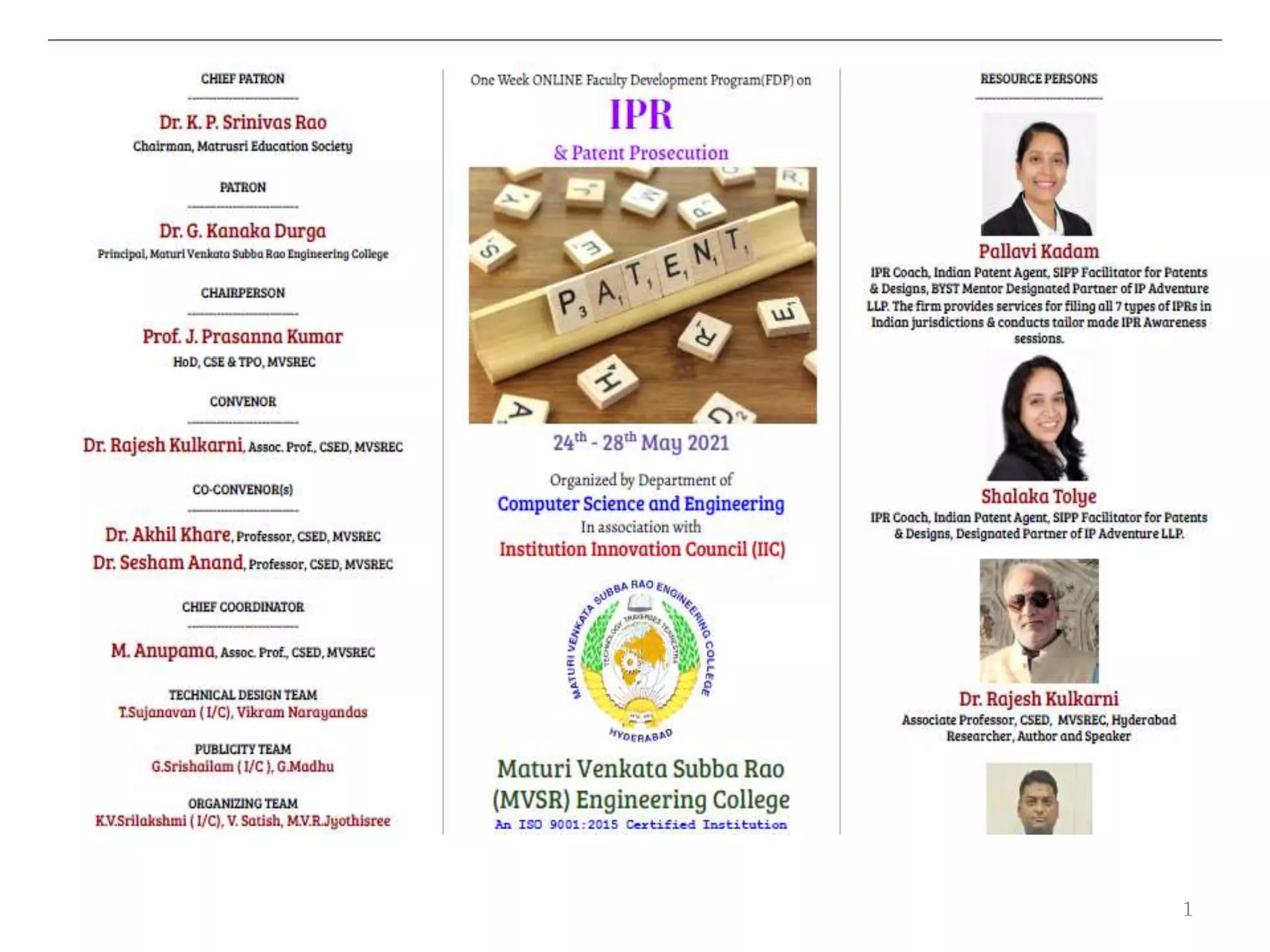 IPR and Patent Prosecution | PPT