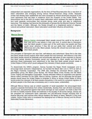 A Brief History of Black Nationalism and RBG's Current Academic ...
