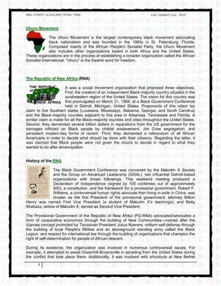 A Brief History of Black Nationalism and RBG's Current Academic ...