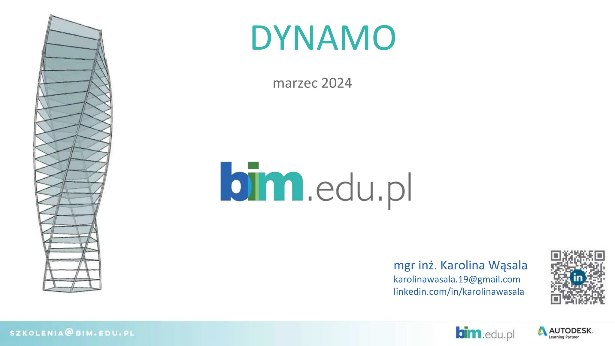Karolina Wąsala - Dynamo Course Automation in Revit | PPT