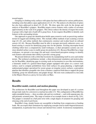 Locomotion as Manipulation with ReachBot | PDF