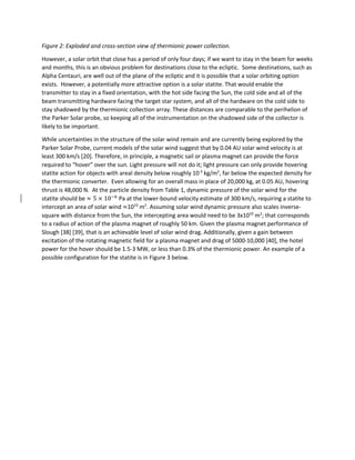 Sunbeam: Near-Sun Statites as Beam Platforms for BeamDriven Rockets | PDF