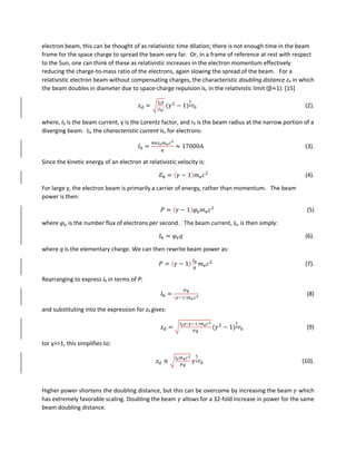 Sunbeam: Near-Sun Statites as Beam Platforms for BeamDriven Rockets | PDF
