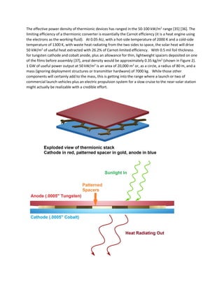 Sunbeam: Near-Sun Statites as Beam Platforms for BeamDriven Rockets | PDF