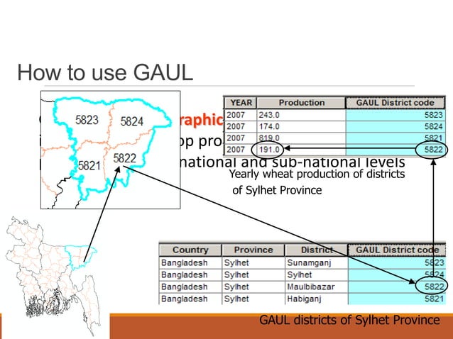 " The Global Administrative Unit Layers (GAUL) BASIC CONCEPTS" | PPT