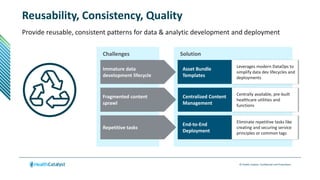 A Data and Analytics Ecosystem, Purpose-Built for Healthcare | PPTX