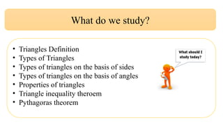 Triangle and its types and their properties | PPTX