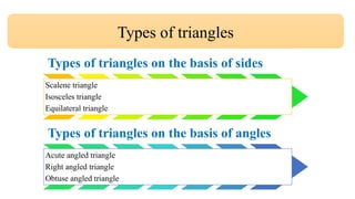 Triangle and its types and their properties | PPTX
