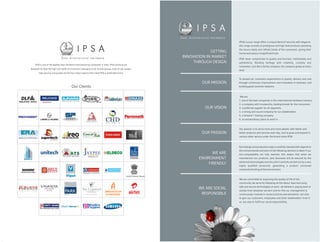 IPSA Product Catalogue | PDF