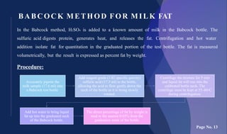GENERAL METHOD FOR ANALYSIS OF LIPIDS IN FOOD PRODUCTS | PPTX