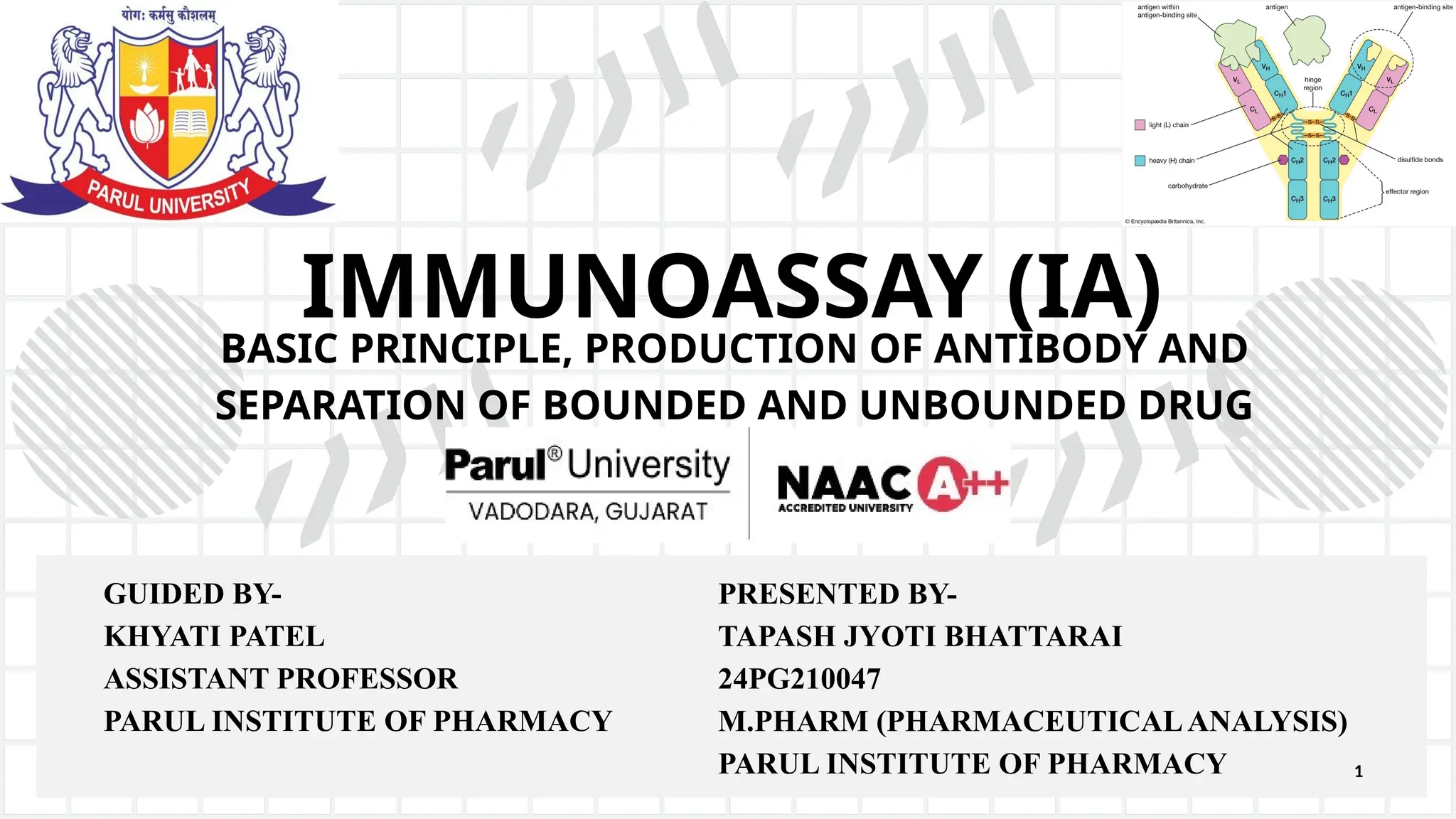 Immunoassay: Introduction, principle, production of antibody and ...
