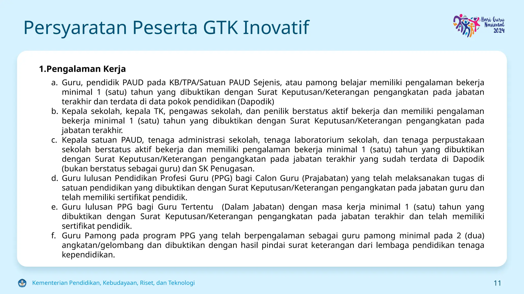 Paparan Sosialisasi Jambore GTK tahun 2024 | PPTX