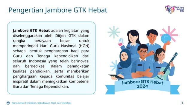 Paparan Sosialisasi Jambore GTK tahun 2024 | PPTX