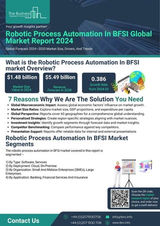 Robotic Process Automation (RPA) In Information Technology Market Report 2024, Share And ...