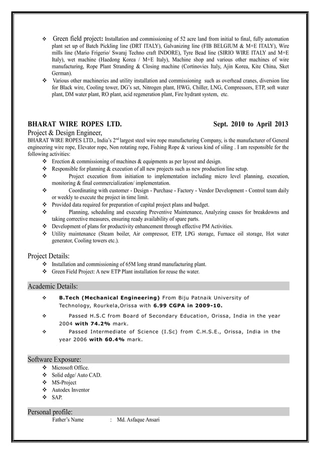 tausif alam resume | PDF