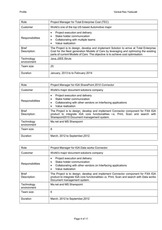 Profile-Venkat-Rao-Yadavalli | DOC