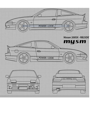 Blueprint of Nissan 240SX 1:24 scale.docx