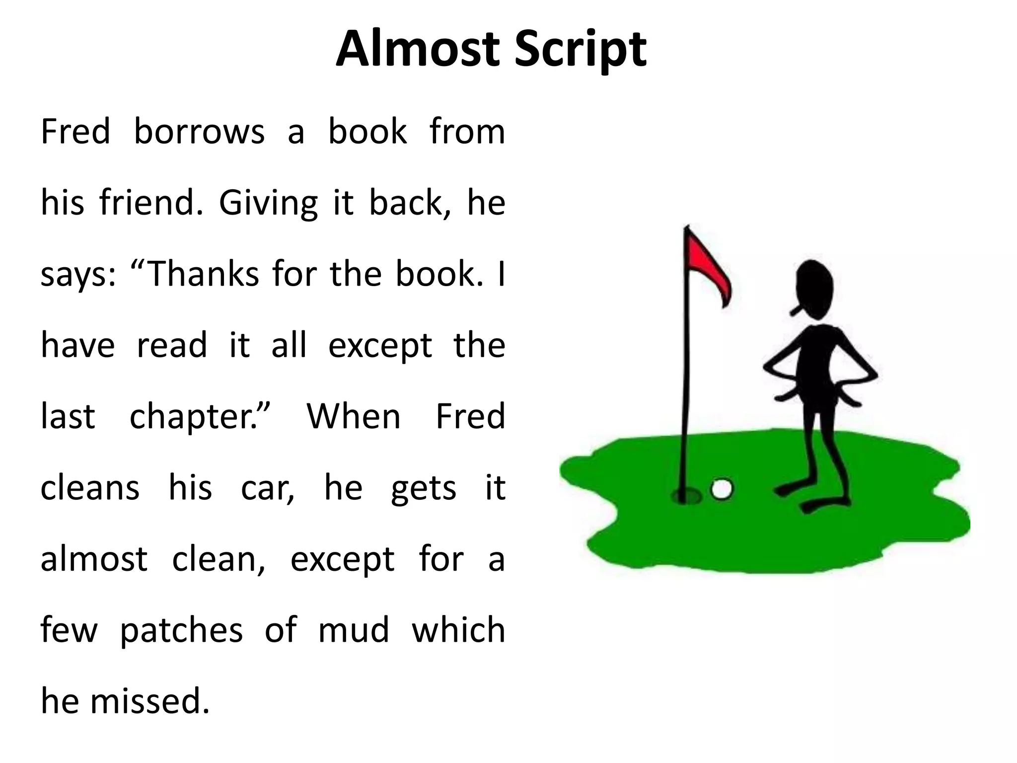 Almost Script - Transactional Analysis | PPT