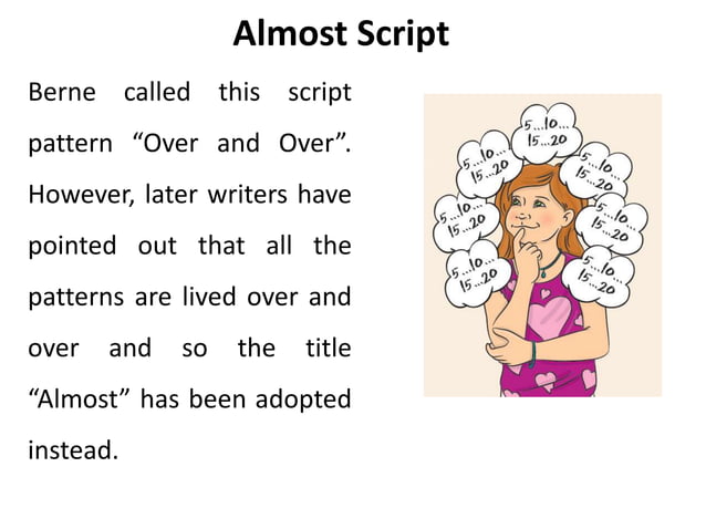Almost Script - Transactional Analysis | PPT