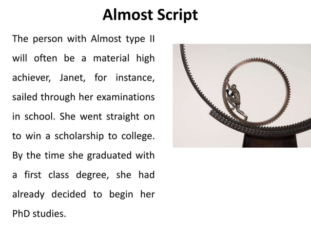 Almost Script - Transactional Analysis | PPT