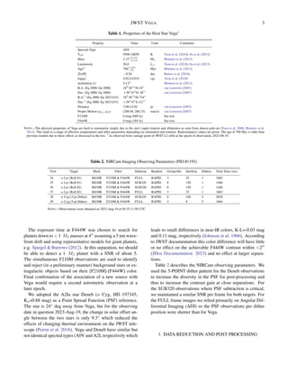 Searching for Planets Orbiting Vega with the James Webb Space Telescope | PDF | Space and ...