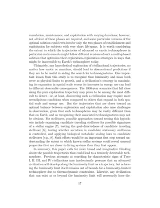 Projections of Earth’s Technosphere: Luminosity and Mass as Limits to ...