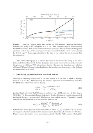 Structure formation with primordial black holes: collisional dynamics ...