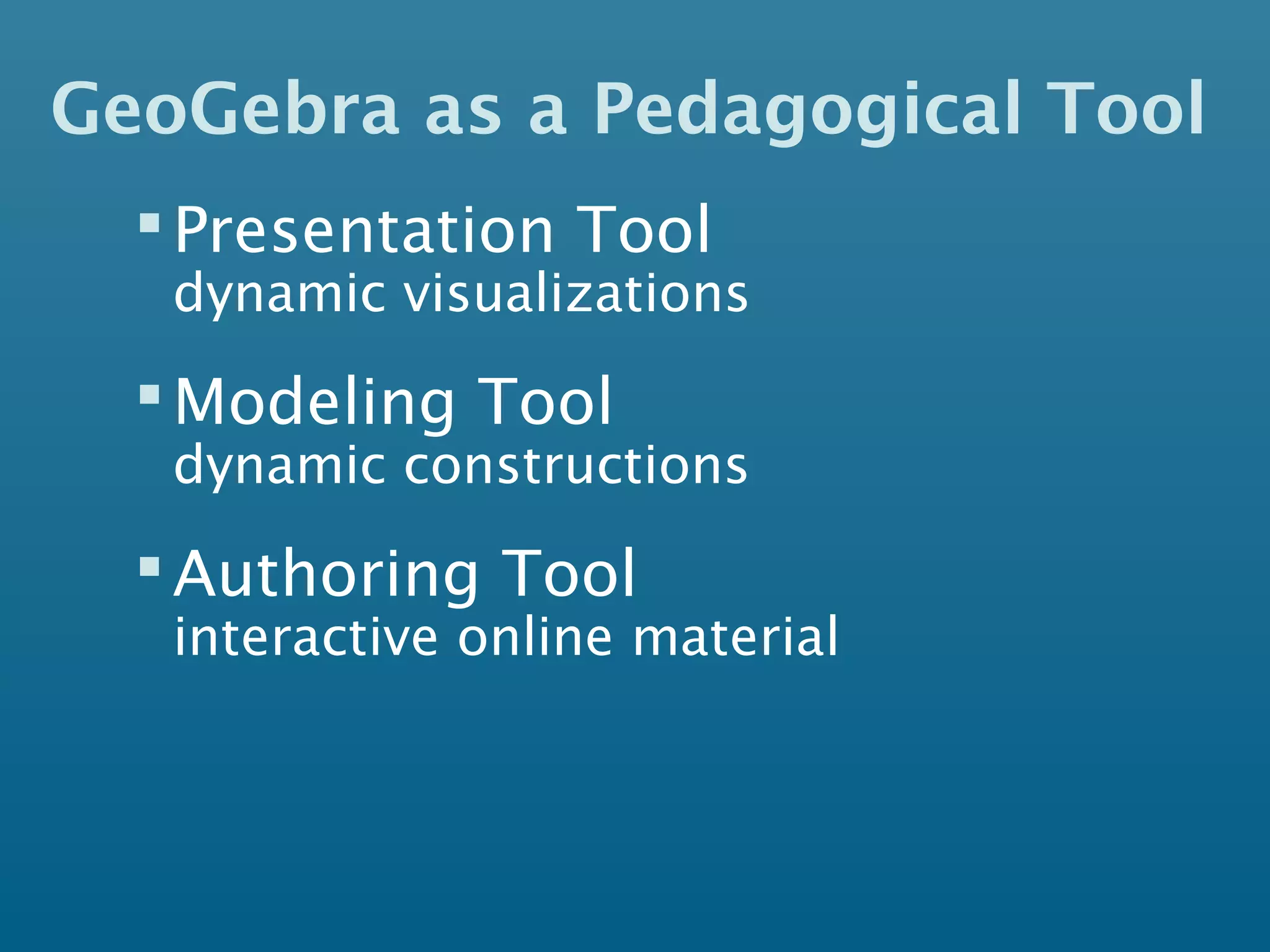 Geogebra intro | PPT