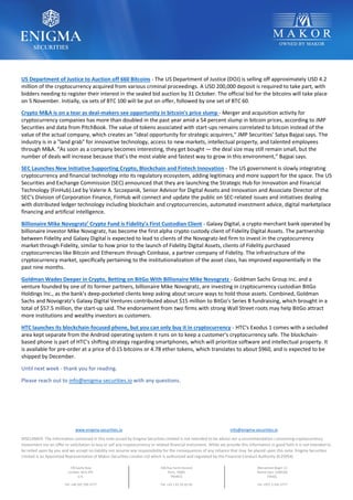 Enigma Weekly 24/10/2018 - Steady As She Goes | PDF