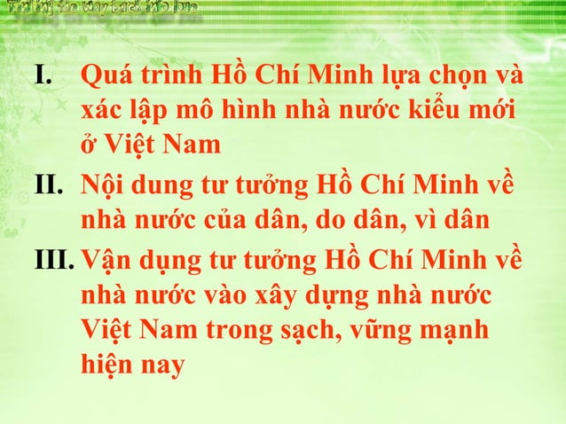 slide bài giảng tthcm tư tưởng hồ chí minh về nhà nước của dân, do dân, vì dân | PDF