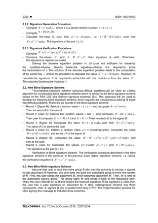 Blind multi-signature scheme based on factoring and discrete logarithm problem | PDF