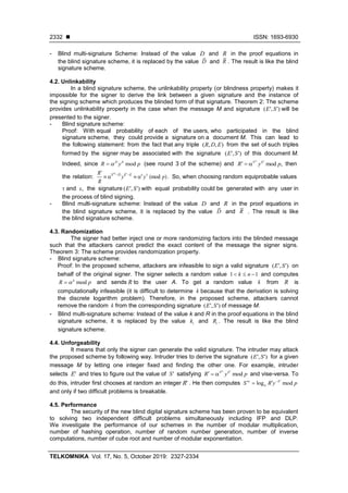 Blind multi-signature scheme based on factoring and discrete logarithm problem | PDF