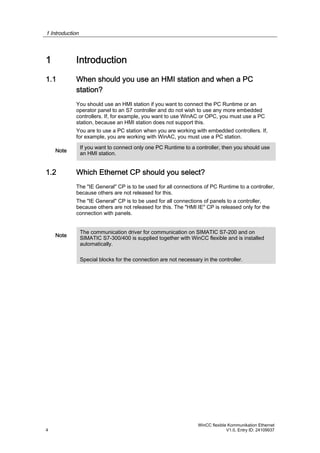 24109937 wincc flexible_kommunikation_ethernet_e | PDF | Computer Networking | Computing