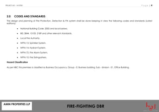 Comprehensive Fire-Fighting Design Brief Report for Office Building ...