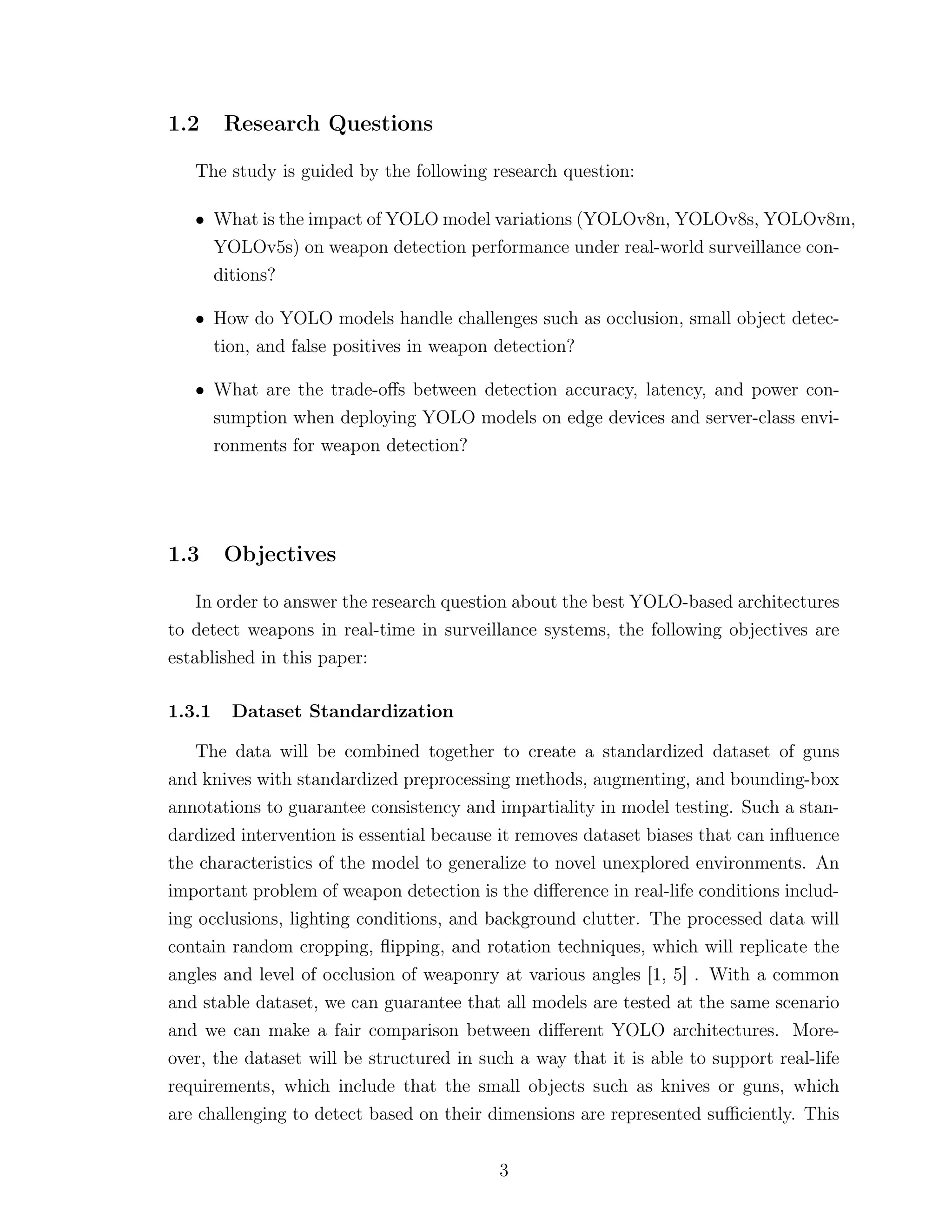 Weapon Detection Using Deep Learning : A Comparative Study of YOLO Architectures | PDF