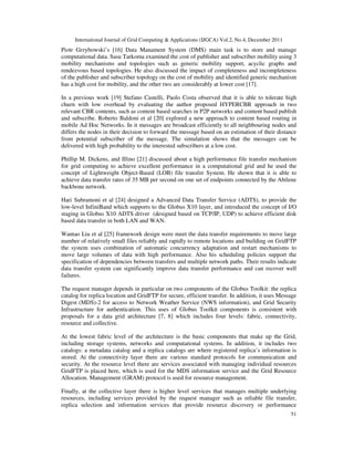 CONTENT BASED DATA TRANSFER MECHANISM FOR EFFICIENT BULK DATA TRANSFER IN GRID COMPUTING ...