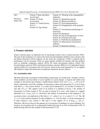 Detection of erythemato-squamous diseases using AR-CatfishBPSO-KSVM | PDF