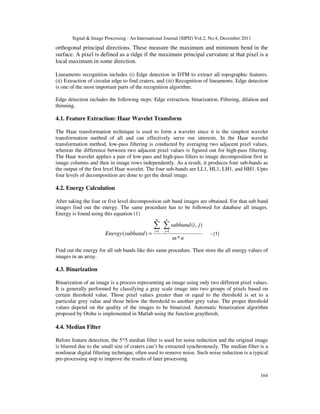 Linear and Non-Linear Feature Extraction Algorithms for Lunar Images | PDF