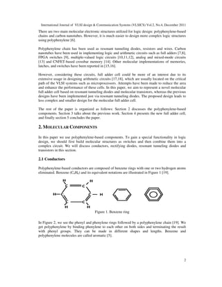A NEW FULL ADDER CELL FOR MOLECULAR ELECTRONICS | PDF | Chemistry | Science