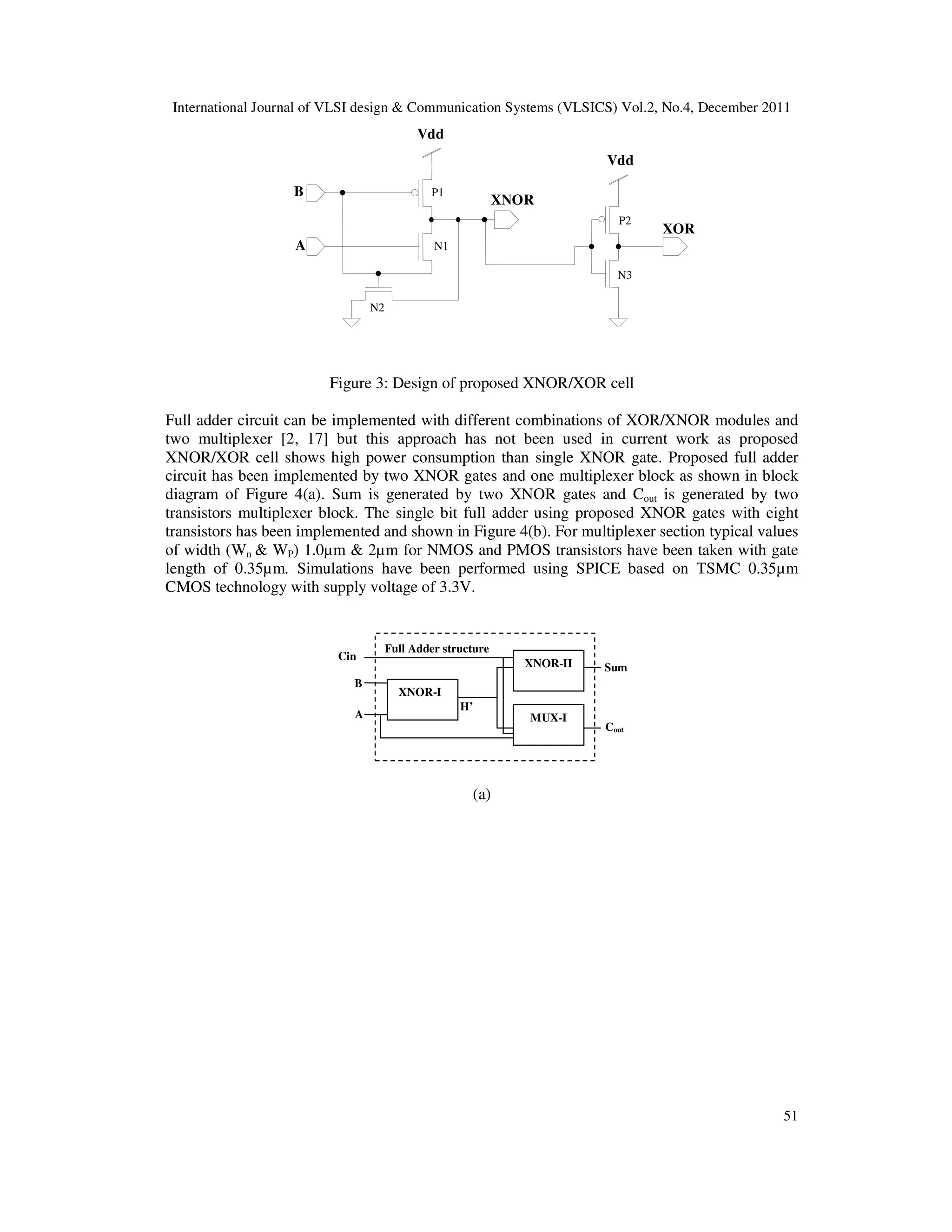 Single bit full adder design using 8 transistors with novel 3 ...