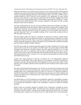 FAULT MODELING OF COMBINATIONAL AND SEQUENTIAL CIRCUITS AT REGISTER TRANSFER LEVEL | PDF