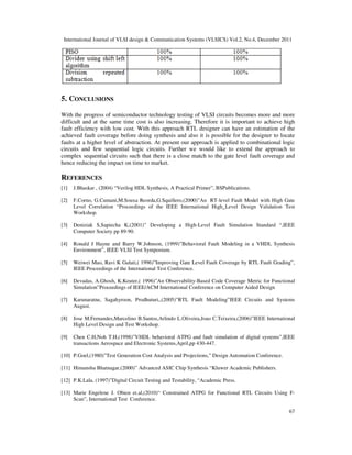 Fault Modeling of Combinational and Sequential Circuits at Register Transfer Level | PDF