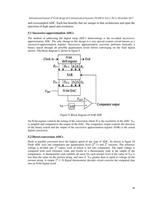 VLSI Design of Low Power High Speed 4 Bit Resolution Pipeline ADC In Submicron CMOS Technology | PDF