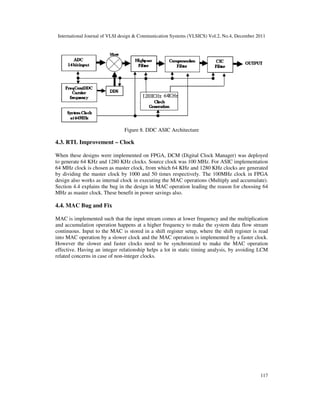 DESIGN AND ASIC IMPLEMENTATION OF DUC/DDC FOR COMMUNICATION SYSTEMS | PDF | Digital Audio ...