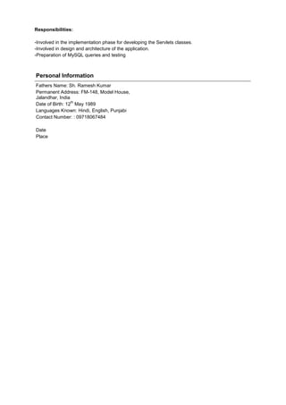 gaurav_cv | PDF