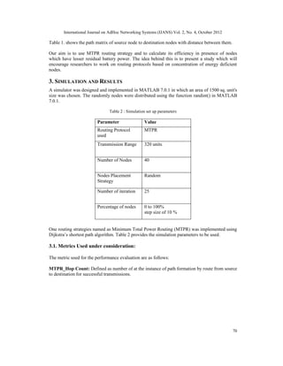 Performance Analysis of Mtpr Routing Protocol in Power Deficient Node | PDF | Internet of Things ...
