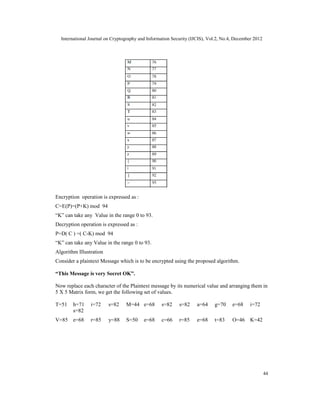 Improved Caesar Cipher with Random Number Generation Technique and ...