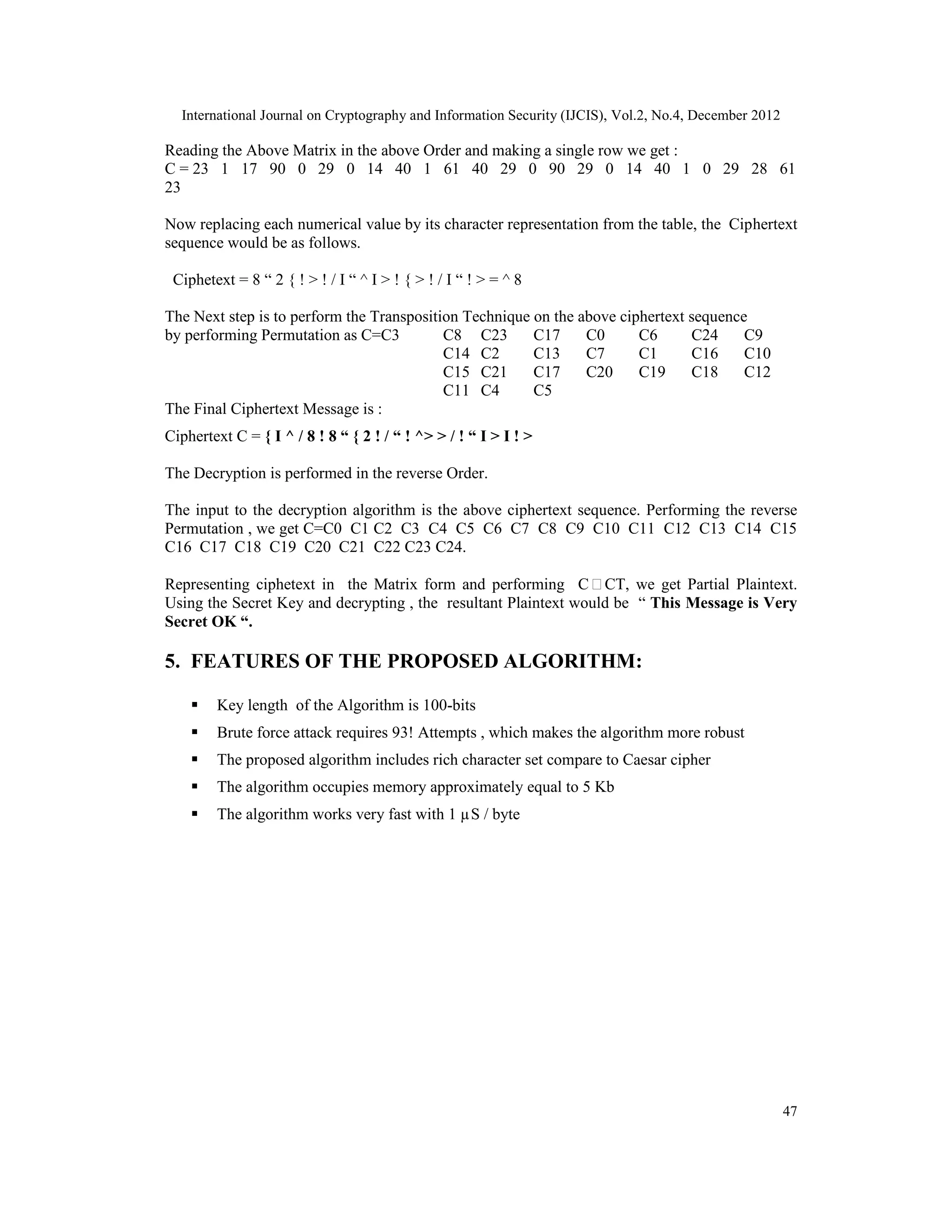 Improved Caesar Cipher with Random Number Generation Technique and Multistage Encryption | PDF