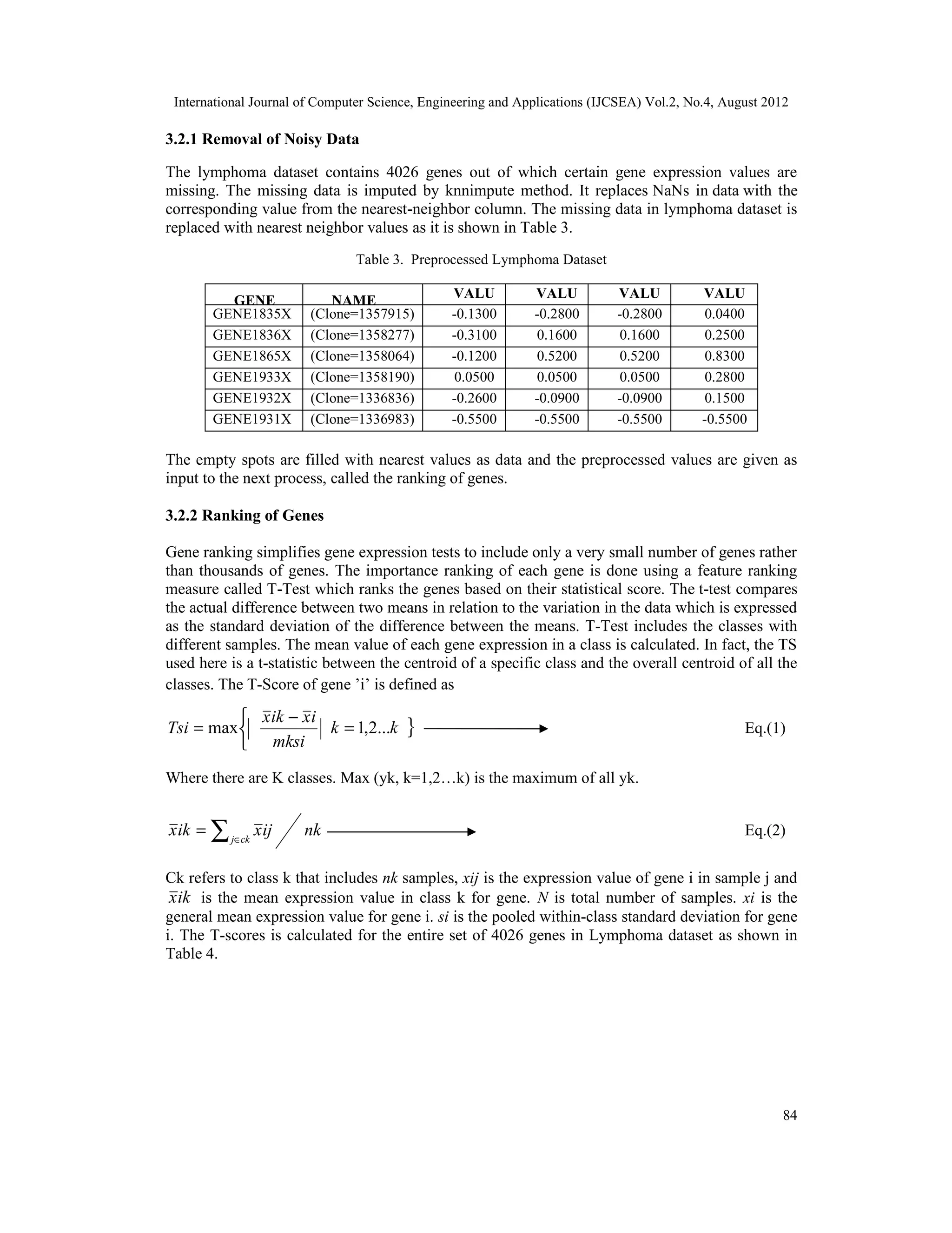 Classification Of Microarray Gene Expression Data By Gene Combinations Using Fuzzy Logic Mgc Fl