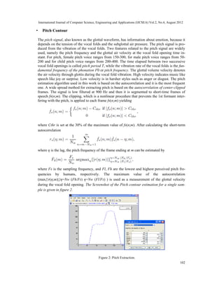 BASIC ANALYSIS ON PROSODIC FEATURES IN EMOTIONAL SPEECH | PDF | Technology & Computing
